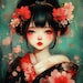 60 Geisha Japanese Girl Poster Large Square Artwork 60 Digital Images ...