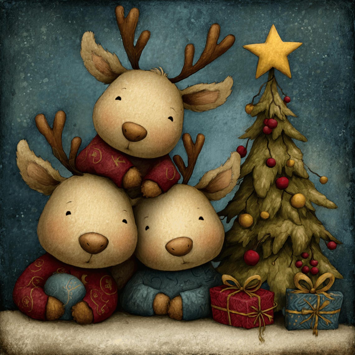 50 DIY Christmas Character Wall Art, Holiday Digital Images for Living ...