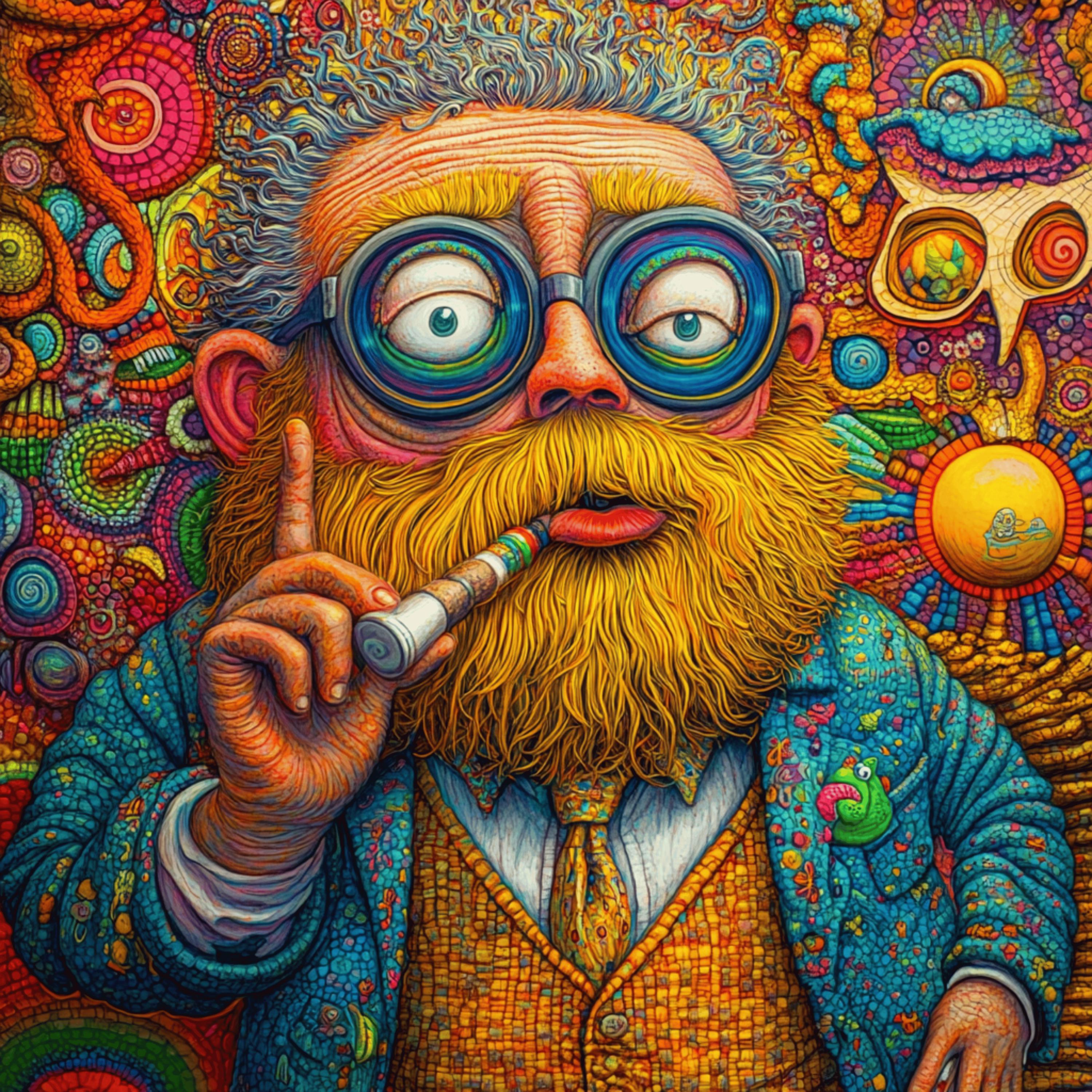 12 Unique Digital Art Downloadable Wall Art, Quirky Large Square ...