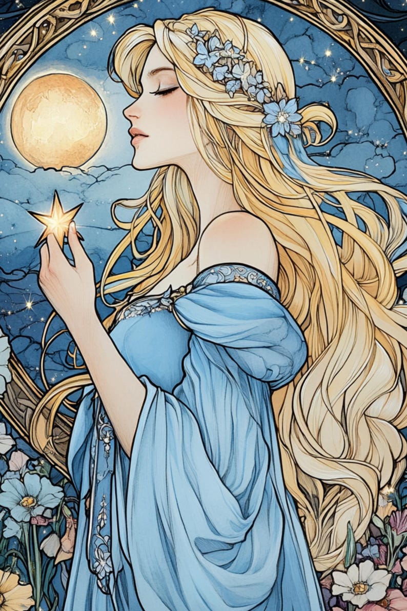 Digital Goddess Wall Art, Printable Art Set, 21 Digital Images ...