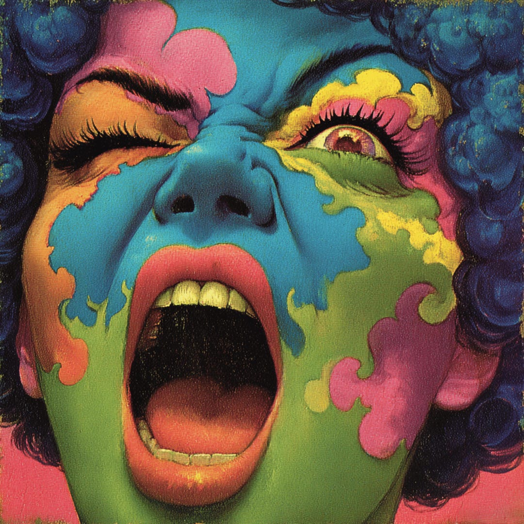 20 Surrealism Scream Portrait Collection Psychedelic Expressionist ...