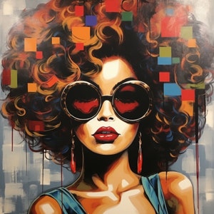 SEVEN Sassy Women Females Digital Art Prints Wall Decor Instant ...