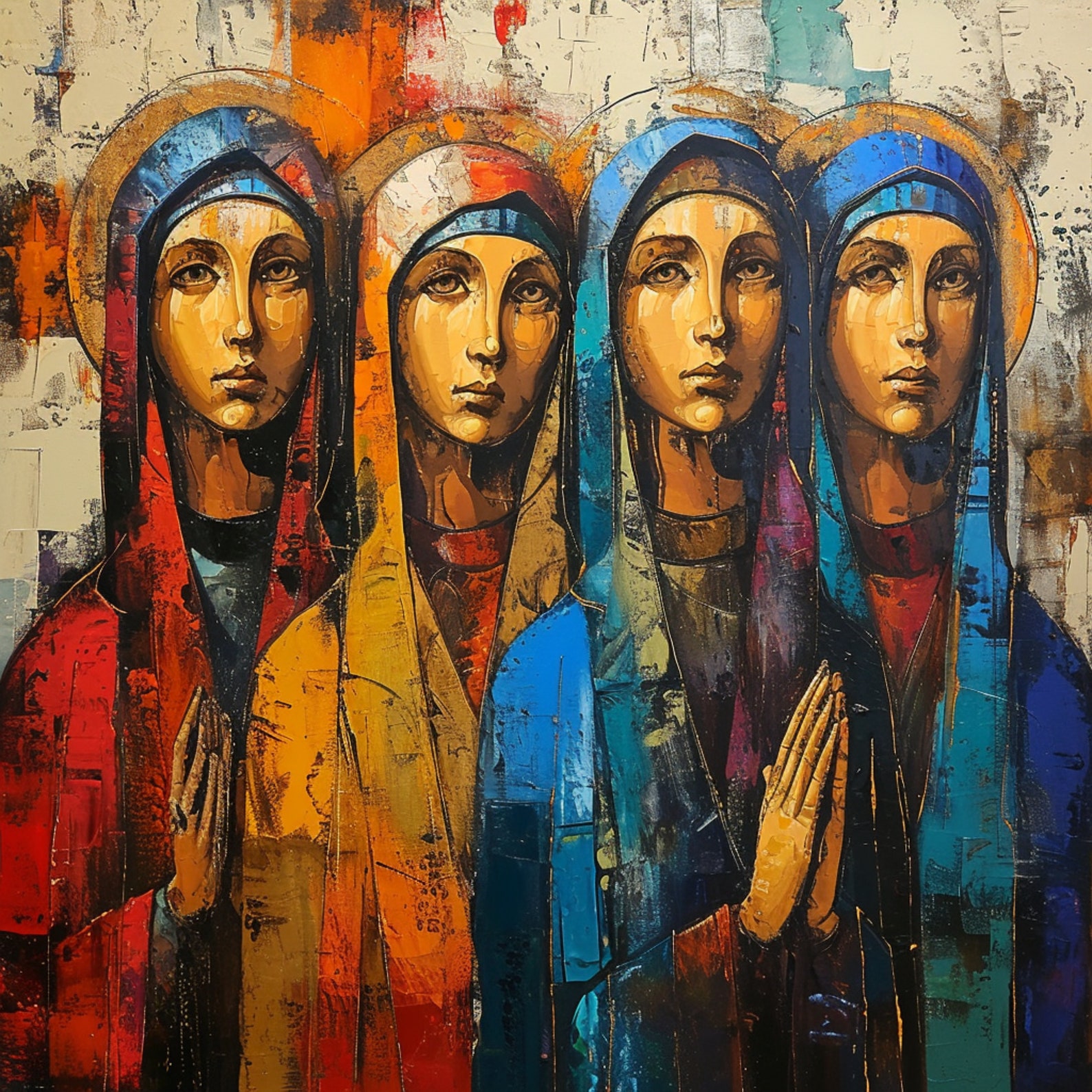 NINE Modern Religious Christian Wall Art Instant Printable Digital ...