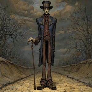 30 Surreal Men Walking Artwork Digital Download, Quirky Fantasy Figures ...