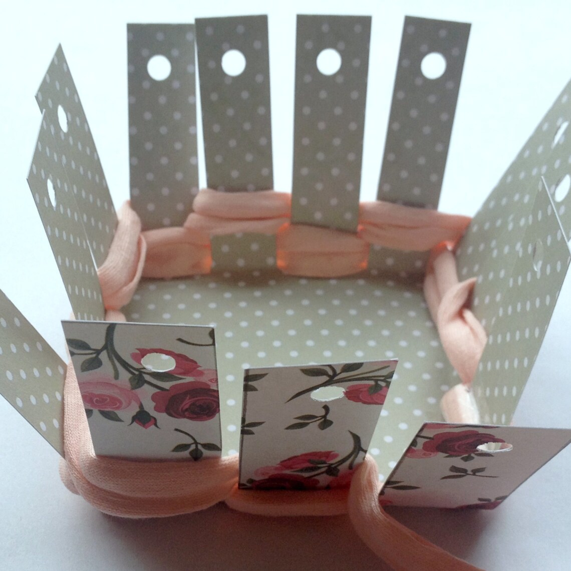 Woven Basket PDF Pattern, Basket Weaving Tutorial, Yarn and Card, Craft ...