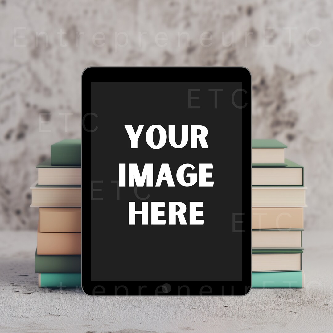 IPad Mockup, Ebook Mock Up, Bookshelf Mock Up, Bookstagram, Book ...