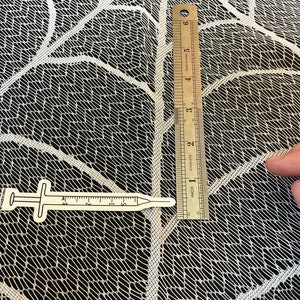 Syringe Sticker // Customizable Options // Matte or Glossy // Easy Peel ...