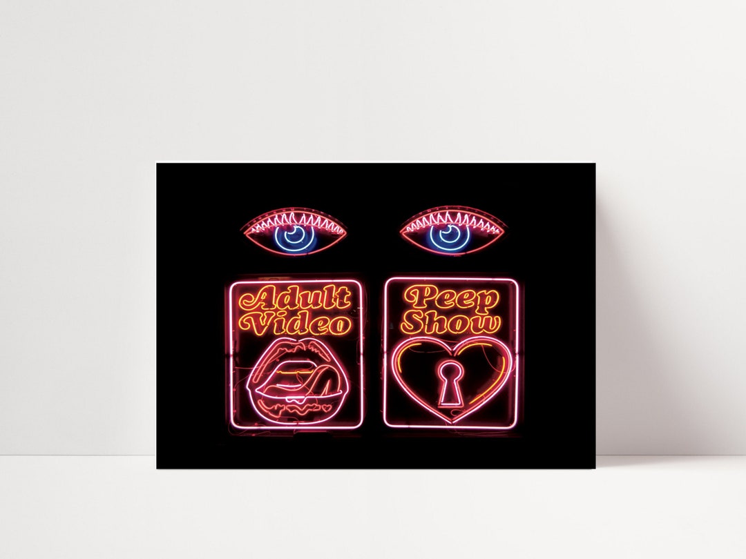 Peep Show, Adult Show, Soho Photo Print, Photographic Print, Gallery Wall, Prints of Hackney ...
