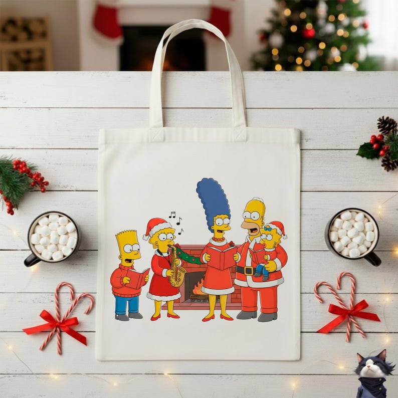 Simpsons Christmas PNG Clipart Bundle, 40 Funny Holiday Cartoons ...