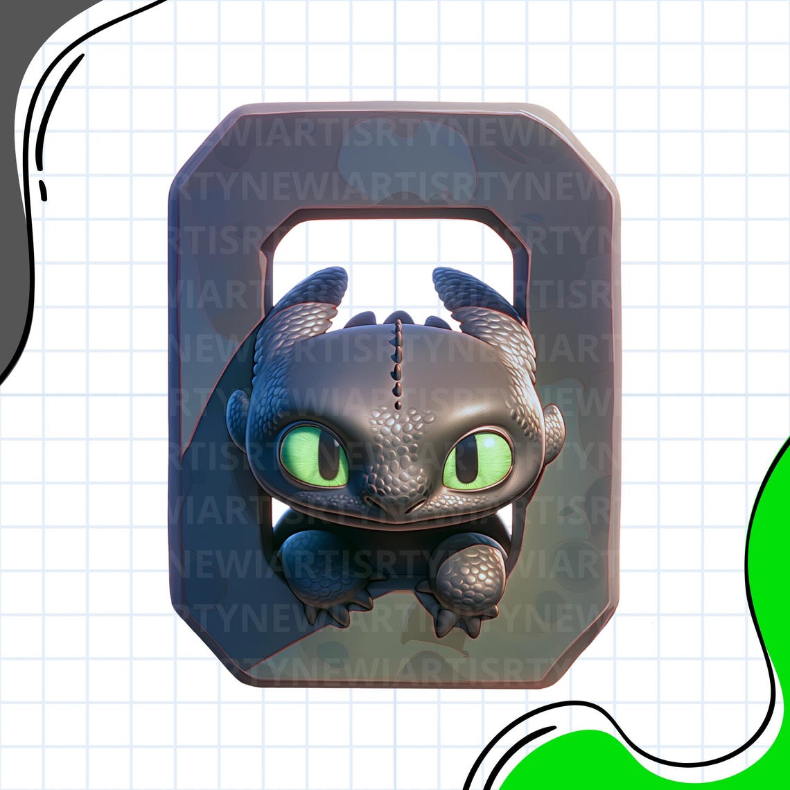 Toothless Numbers Pack | Toothless 0-9 PNG | Clipart for Kids Birthday ...