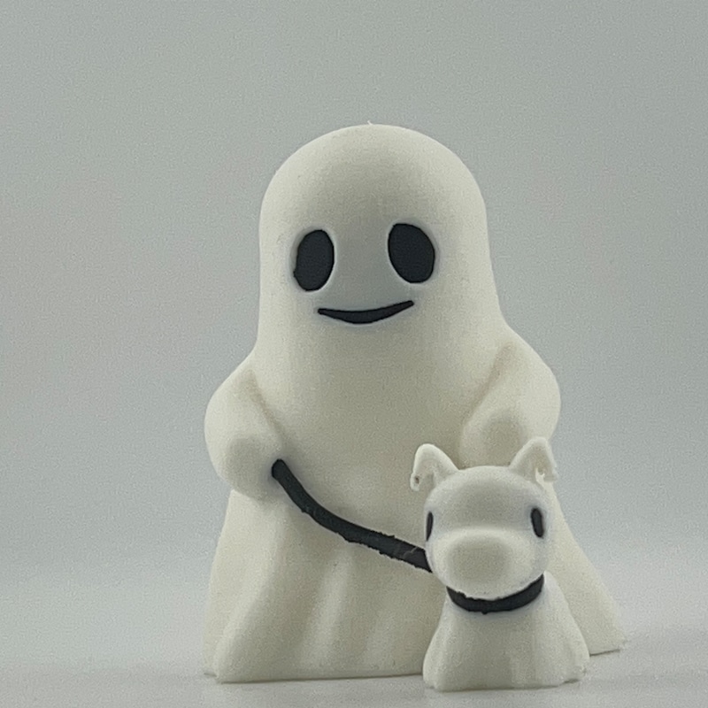 Ghost Walking Dog Statue - Etsy