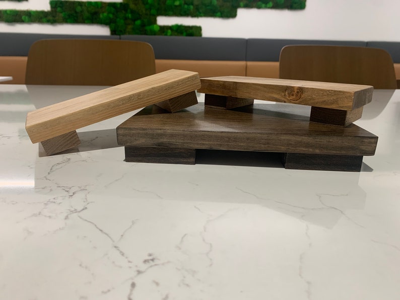 Wood Pedestal Riser Wood Riser Wood Decor Farmhouse Decor - Etsy