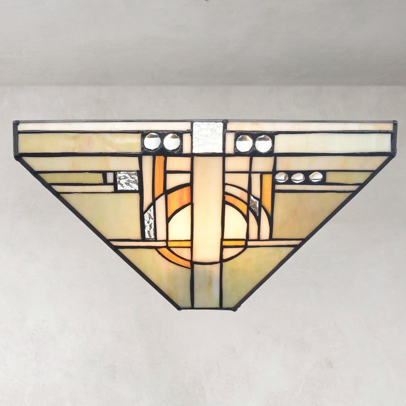 Stained Glass Sconce - Etsy