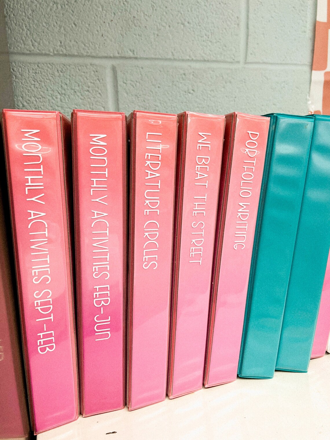 Binder Label Decals - Etsy