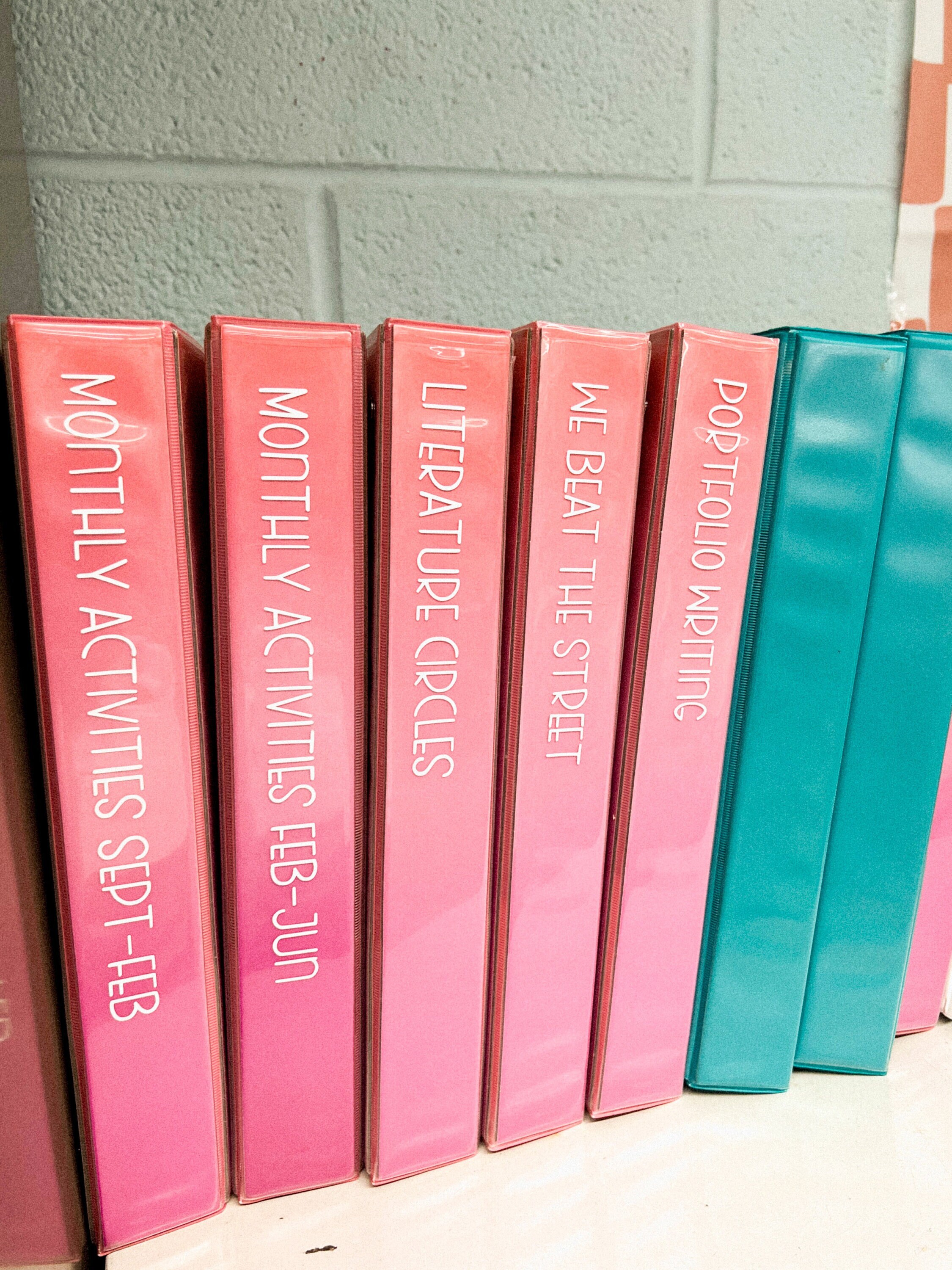 Binder Label Decals - Etsy