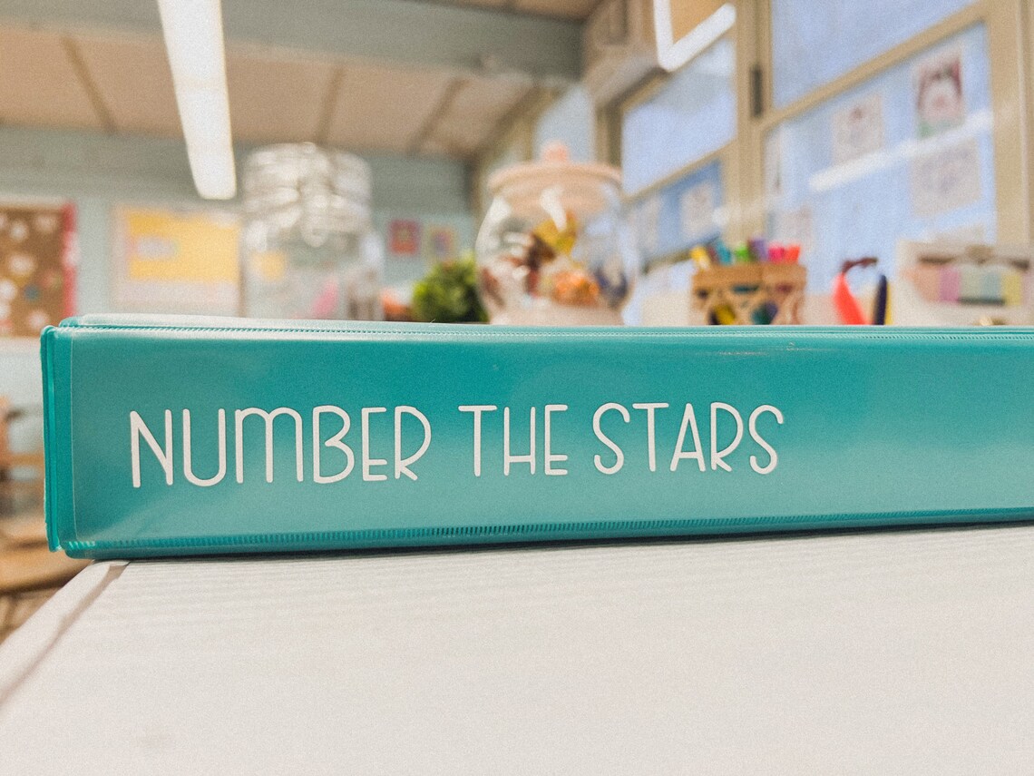 Binder Label Decals - Etsy