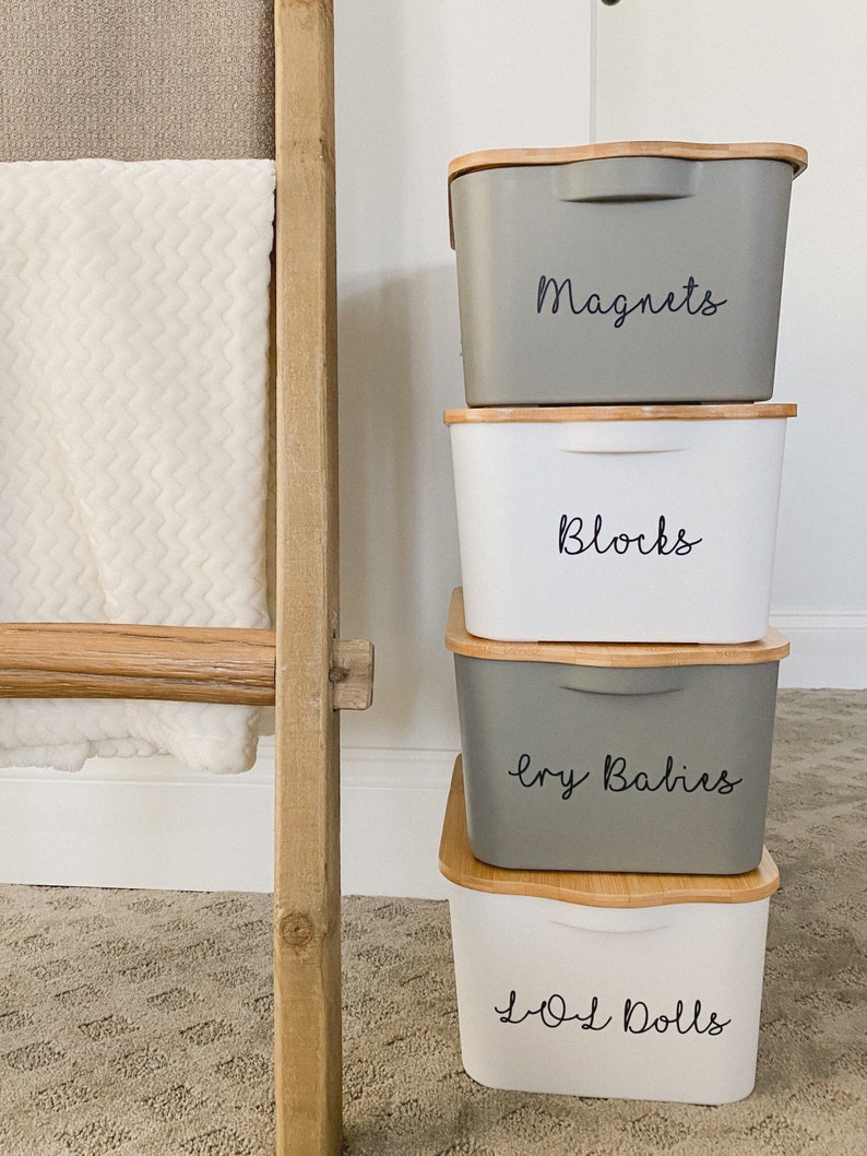 Storage Bin Labels - Etsy