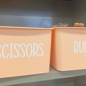 Storage Bin Labels - Etsy