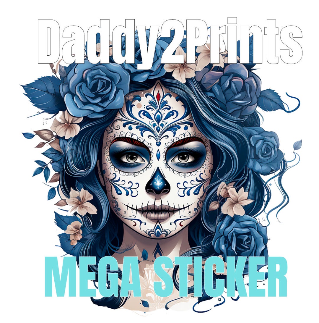 La Catrina MEGA STICKER Please Select Different Sizes - Etsy