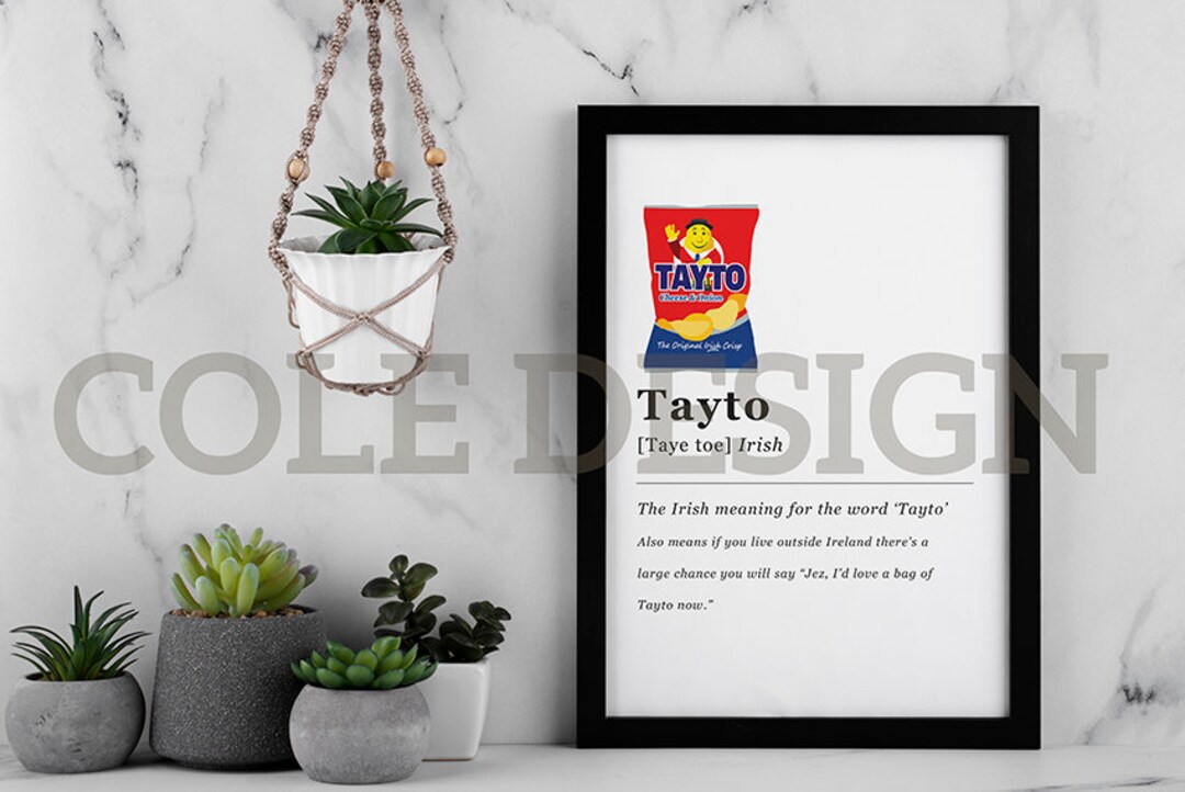 Funny Tayto Crisp Poster - Download - Etsy