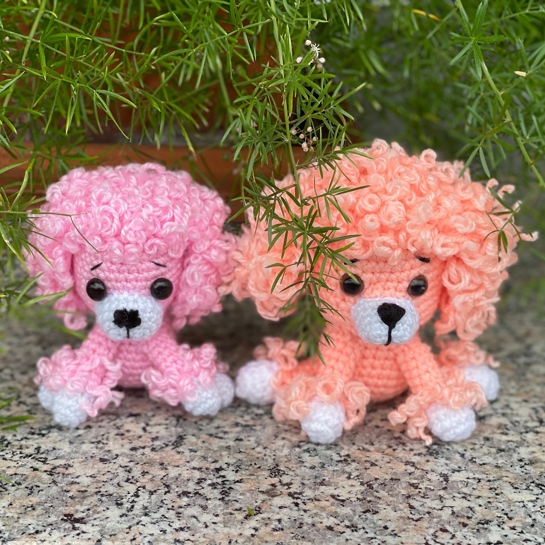 Crochet Pattern Poodle Puppy Peach Amigurumi Tutorial Dog in - Etsy