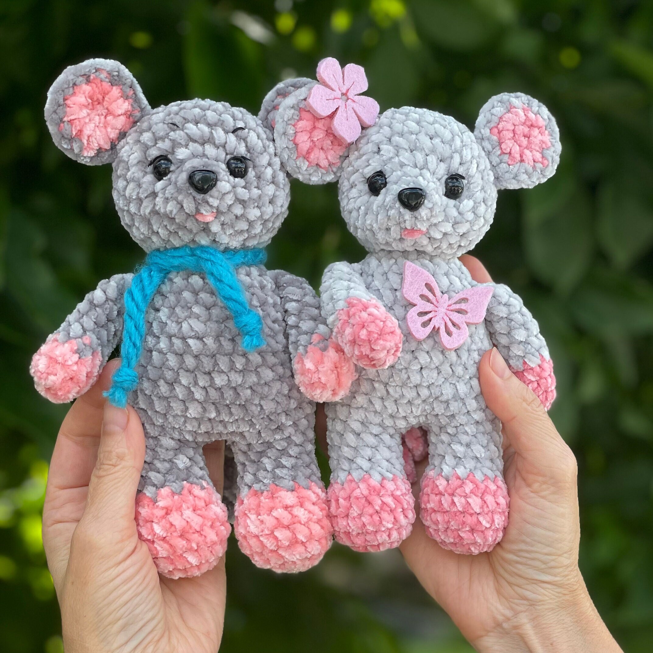 Mouse Crochet Pattern Amigurumi Mouse Tutorial in English - Etsy