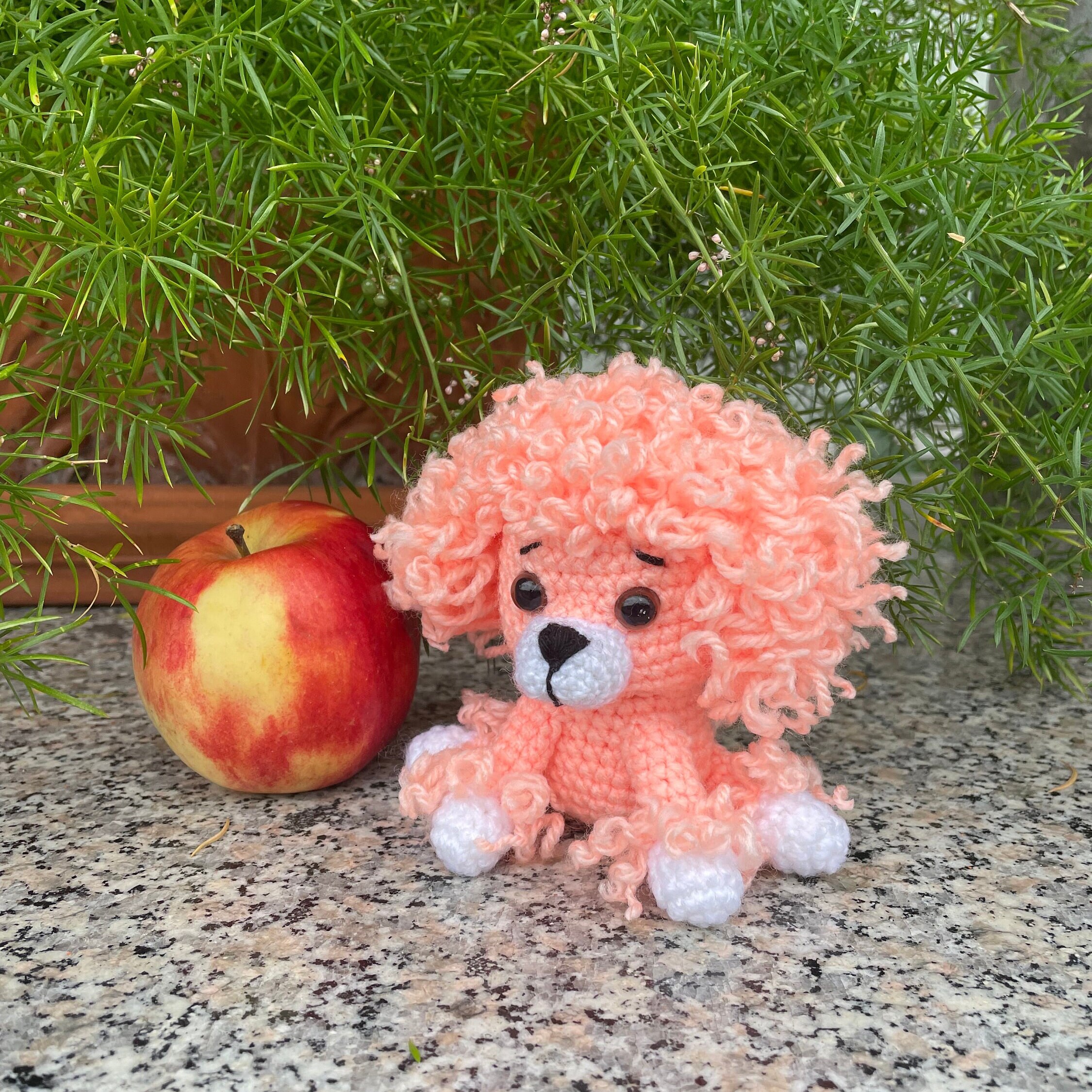 Crochet Pattern Poodle Puppy Peach Amigurumi Tutorial Dog in - Etsy