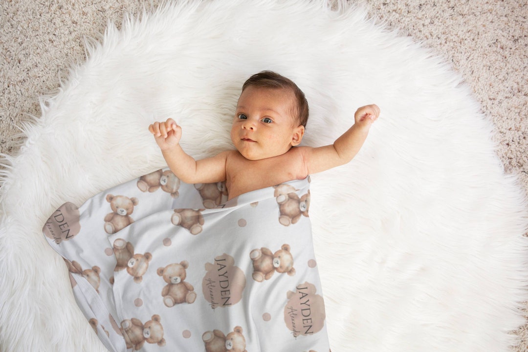 Bear Swaddle, Newborn Swaddle, Teddy Bear Swaddle Blanket, Newborn ...