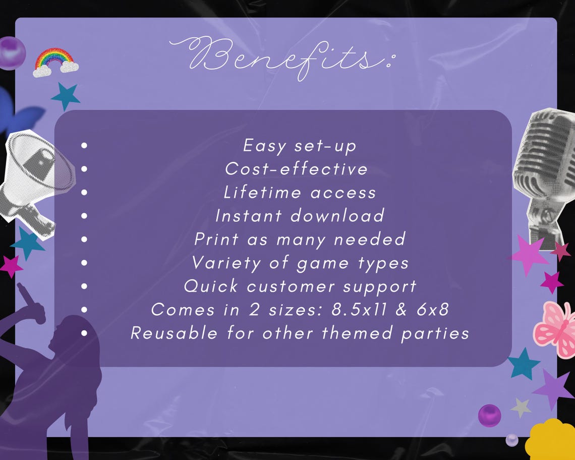 Olivia R Singer Themed Purple Sour Guts Party Fun Interactive Twenty ...