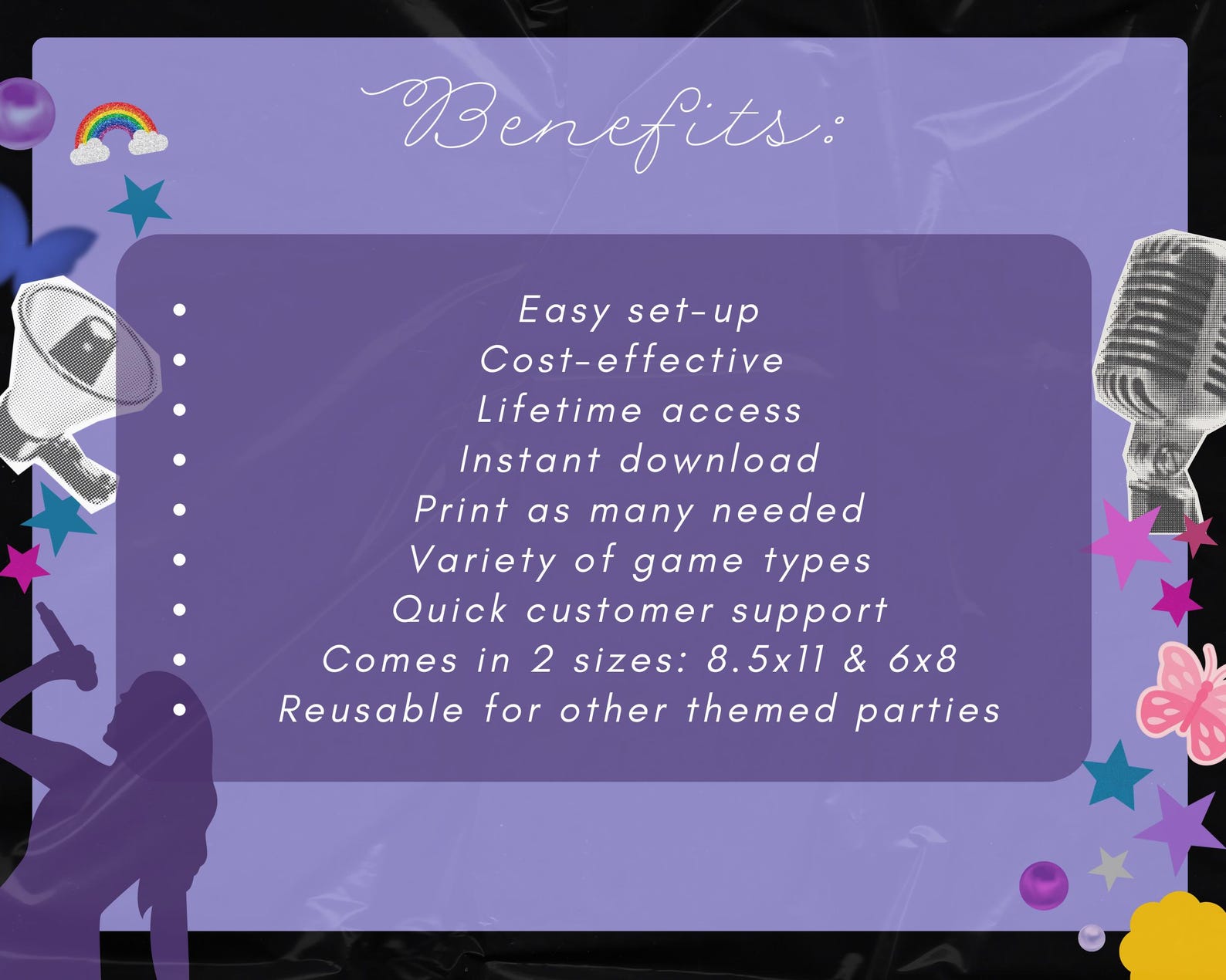 Olivia R Singer Themed Purple Sour Guts Party Fun Interactive Twenty ...