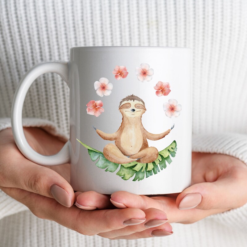 Sloth Tea Cup - Etsy