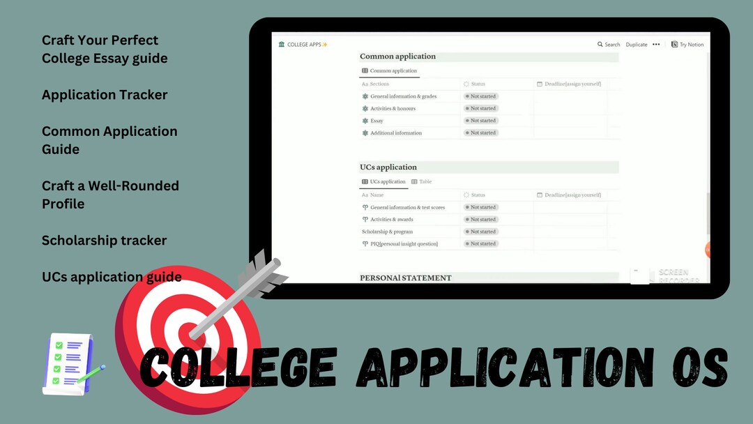 The SMART College Application Planner and Guide Common App, Ucs ...