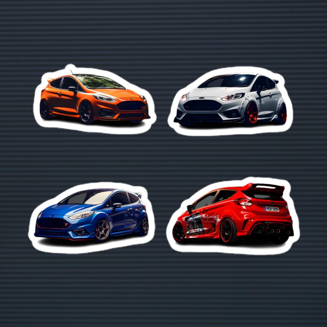 Ford Fiesta ST Bubble-free Stickers - Etsy