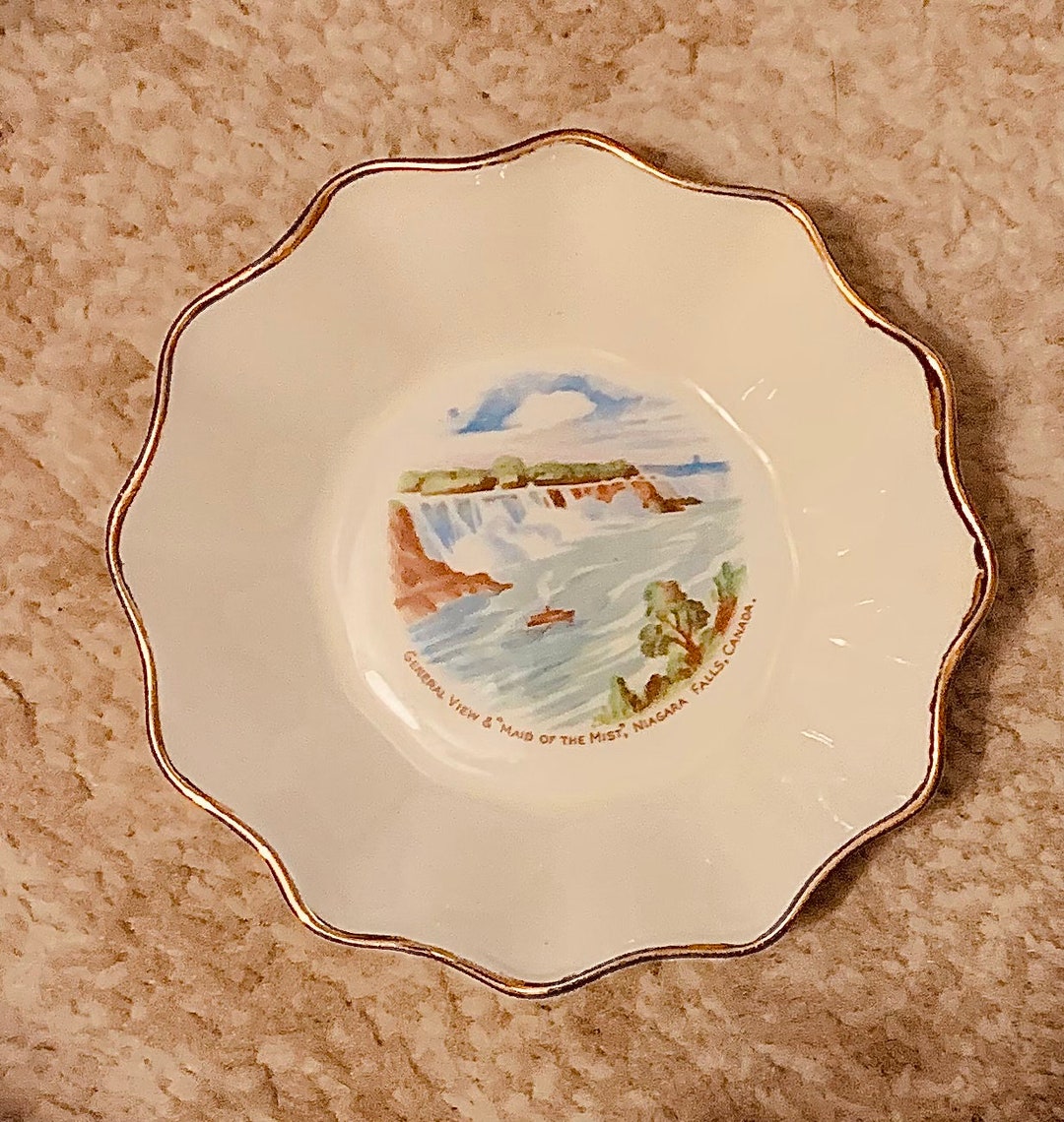 Vintage Niagara Falls Plate - Etsy