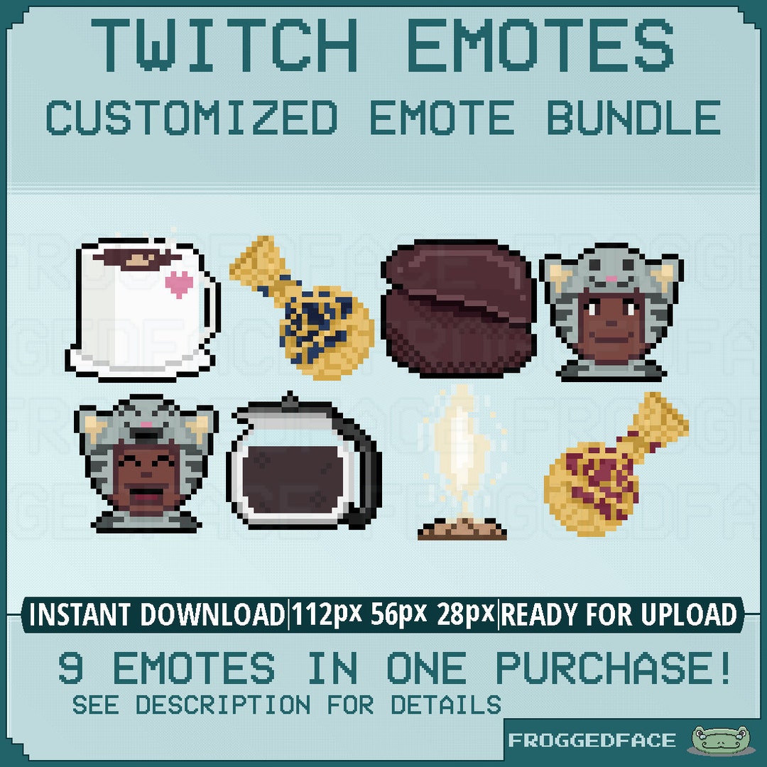 Twitch Emote Bundle - Get 3 Emote Packs, Bundled and Discounted! Ready ...