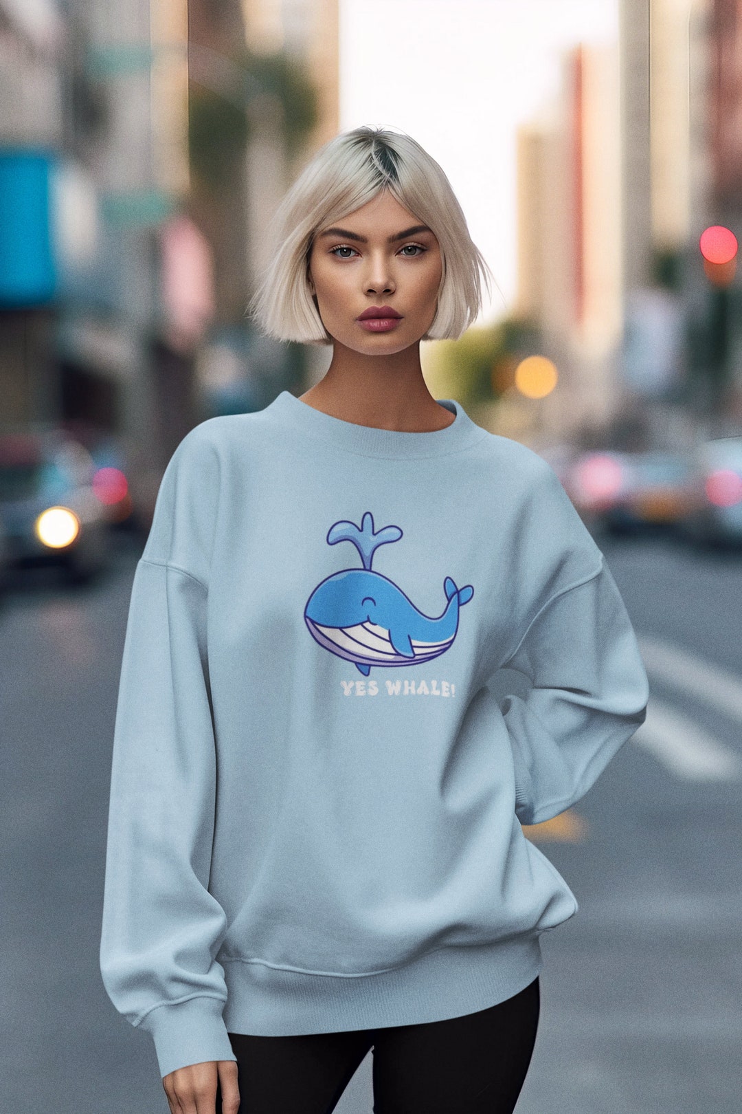 Yes Whale Taylor Swift Funny Crewneck Sweatshirt Gift for - Etsy