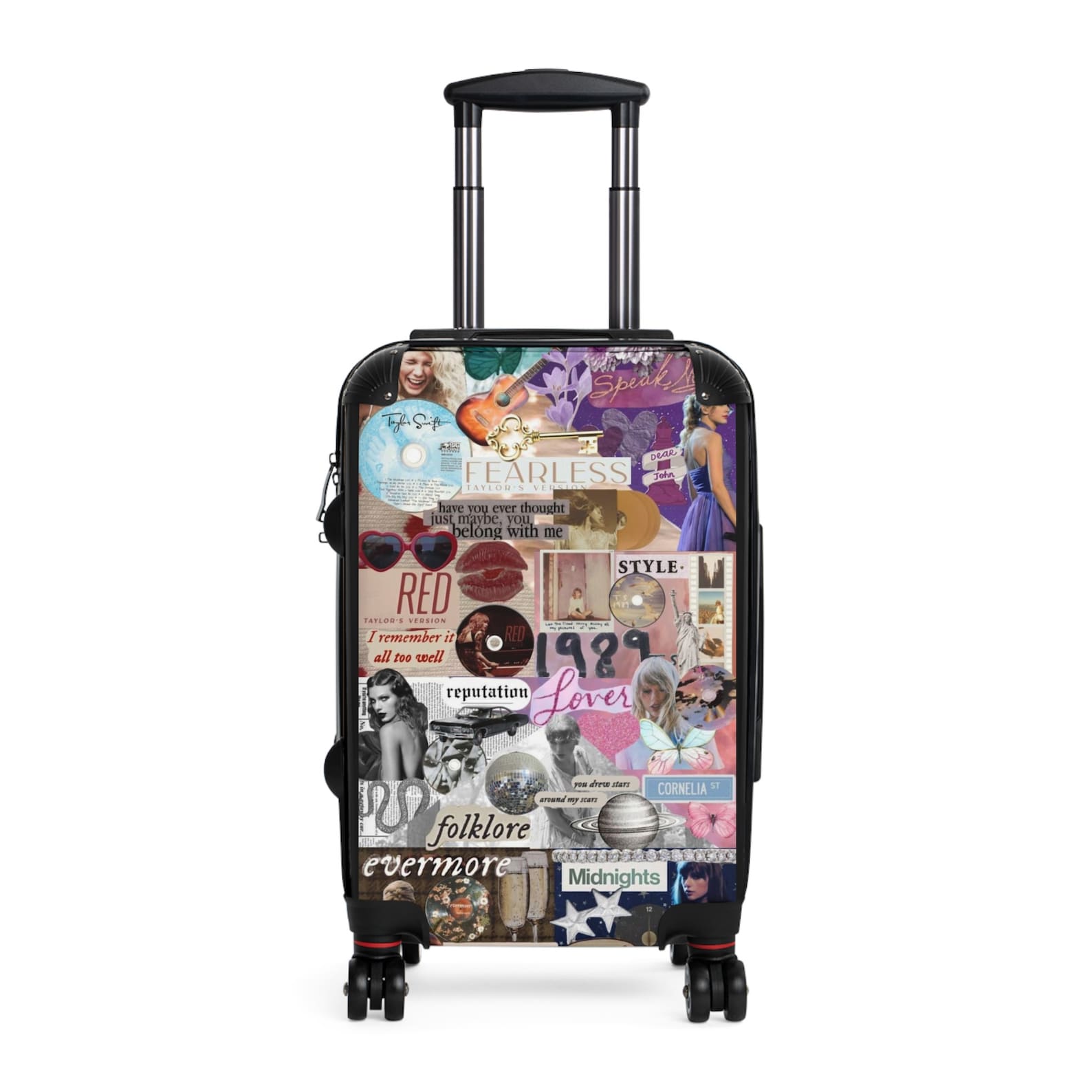 Taylor Swift Eras Albums Suitcase Luggage, Compact, Weekend Getaway ...
