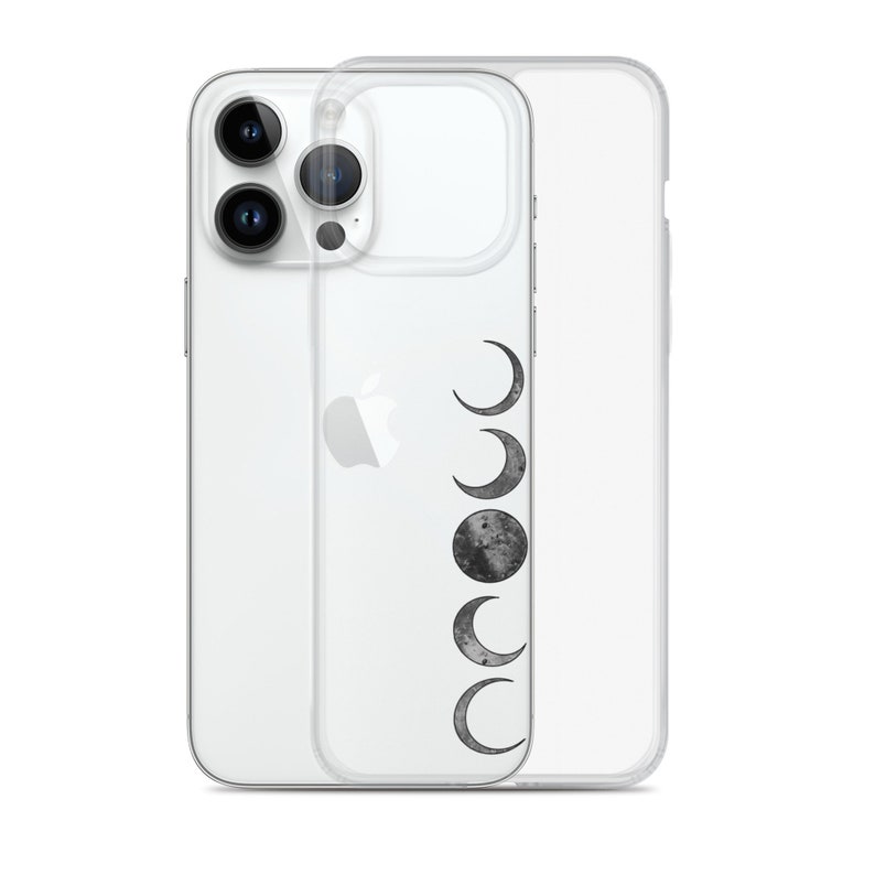 K-pop Moon Phases Tattoos in Black Clear Case for Iphone® - Etsy