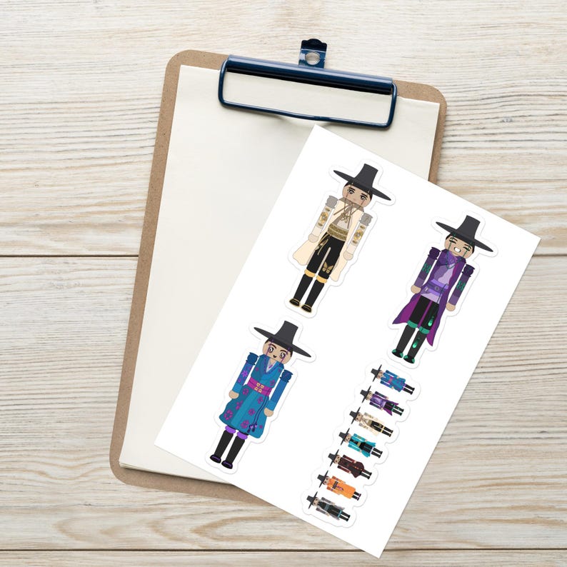 K-pop Korean Hanbok Nutcrackers Maknae Line Version 1 With OT7 Group ...