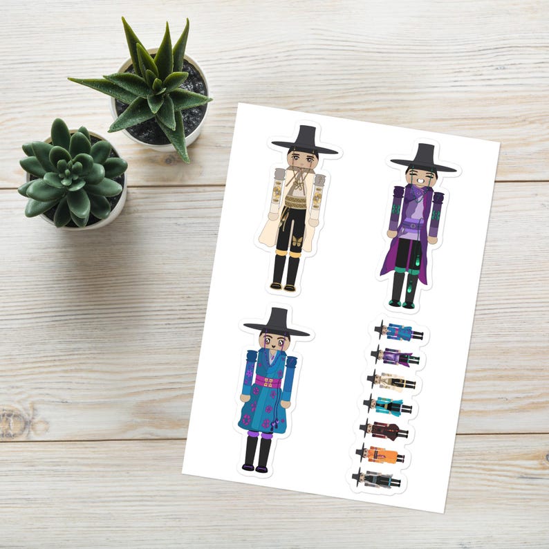 K-pop Korean Hanbok Nutcrackers Maknae Line Version 1 With OT7 Group ...