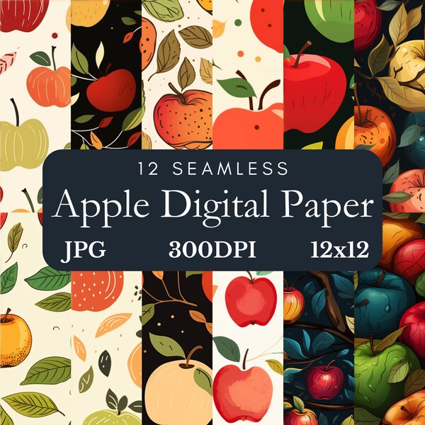 Apple Digital Paper - Etsy