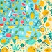 12 Summer Themed Patterns, Seamless Digital Summer Backgrounds, Beach ...