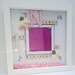 Handmade Personalised Girls 1st Birthday Shadow Box White Frame for ...