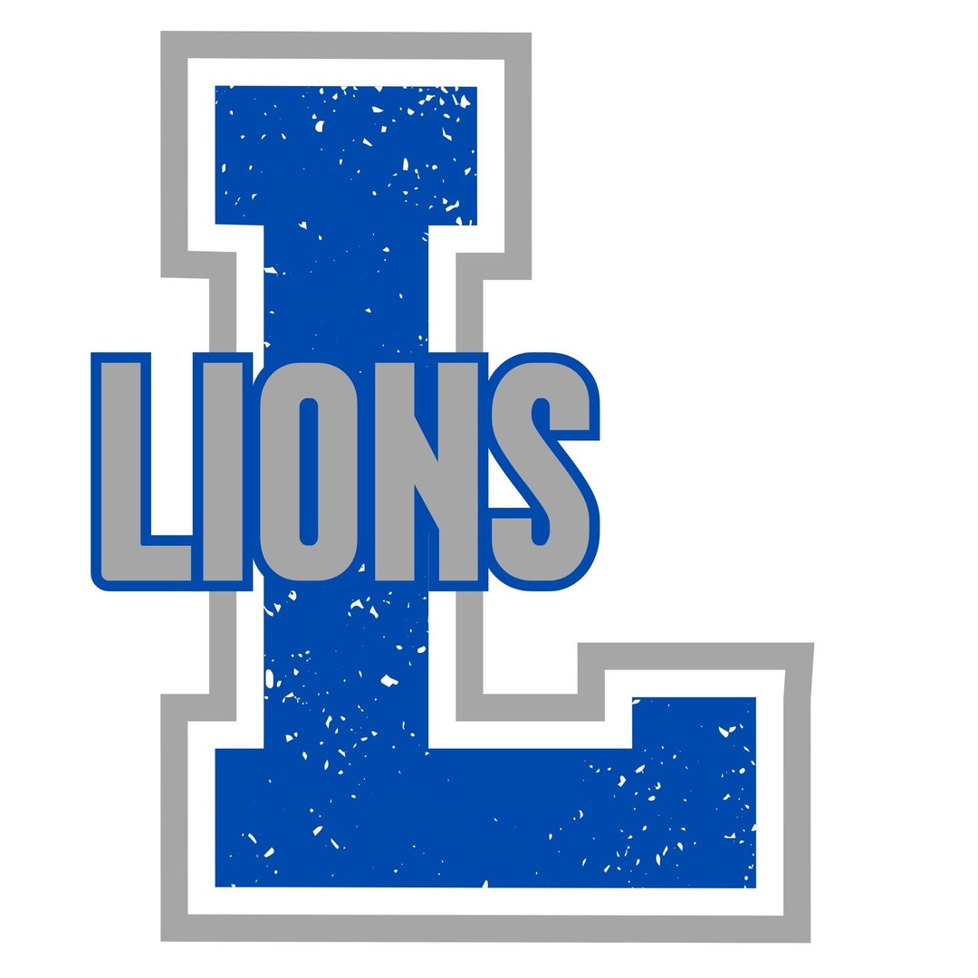 Varsity Letters Lions PNG - Etsy