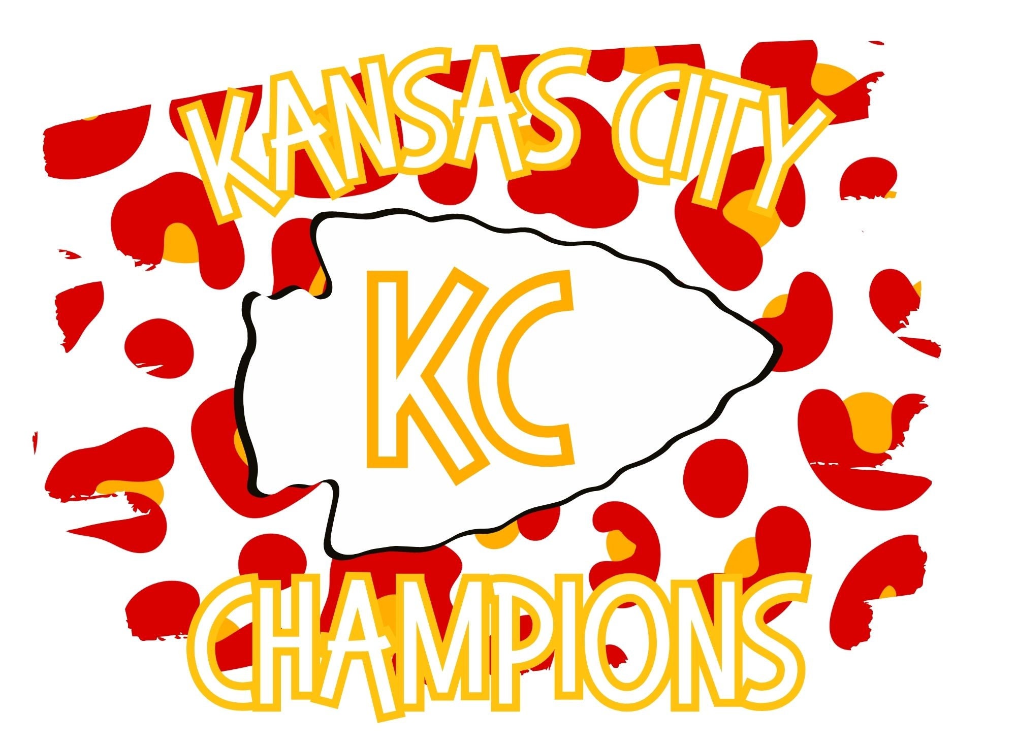 KC Cheetah Champions PNG - Etsy