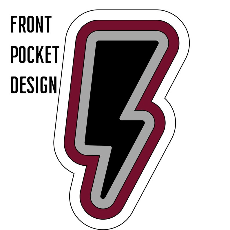 Maroon Longhorns Checkerboard Lighting Bolt PNG - Etsy