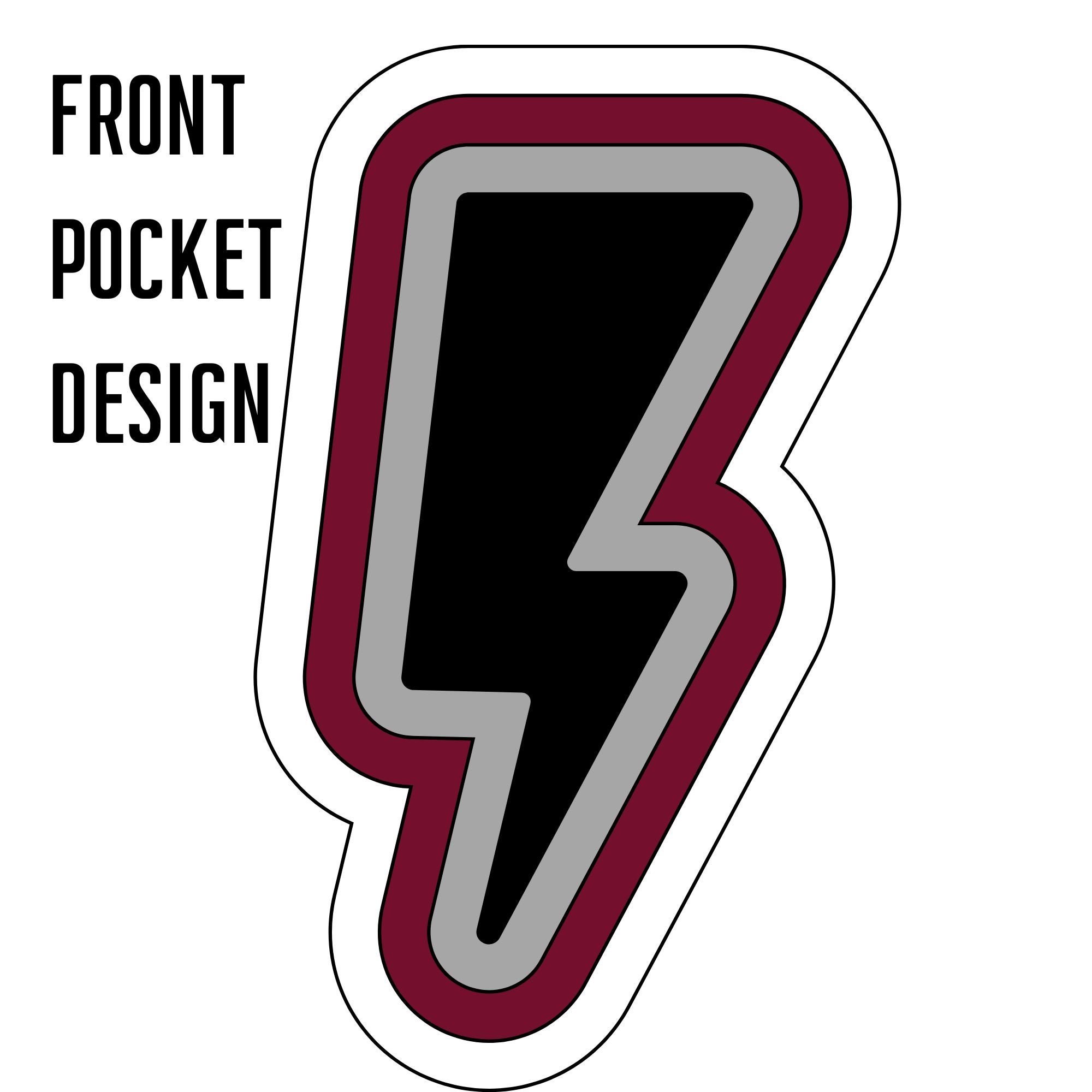 Maroon Longhorns Checkerboard Lighting Bolt PNG - Etsy