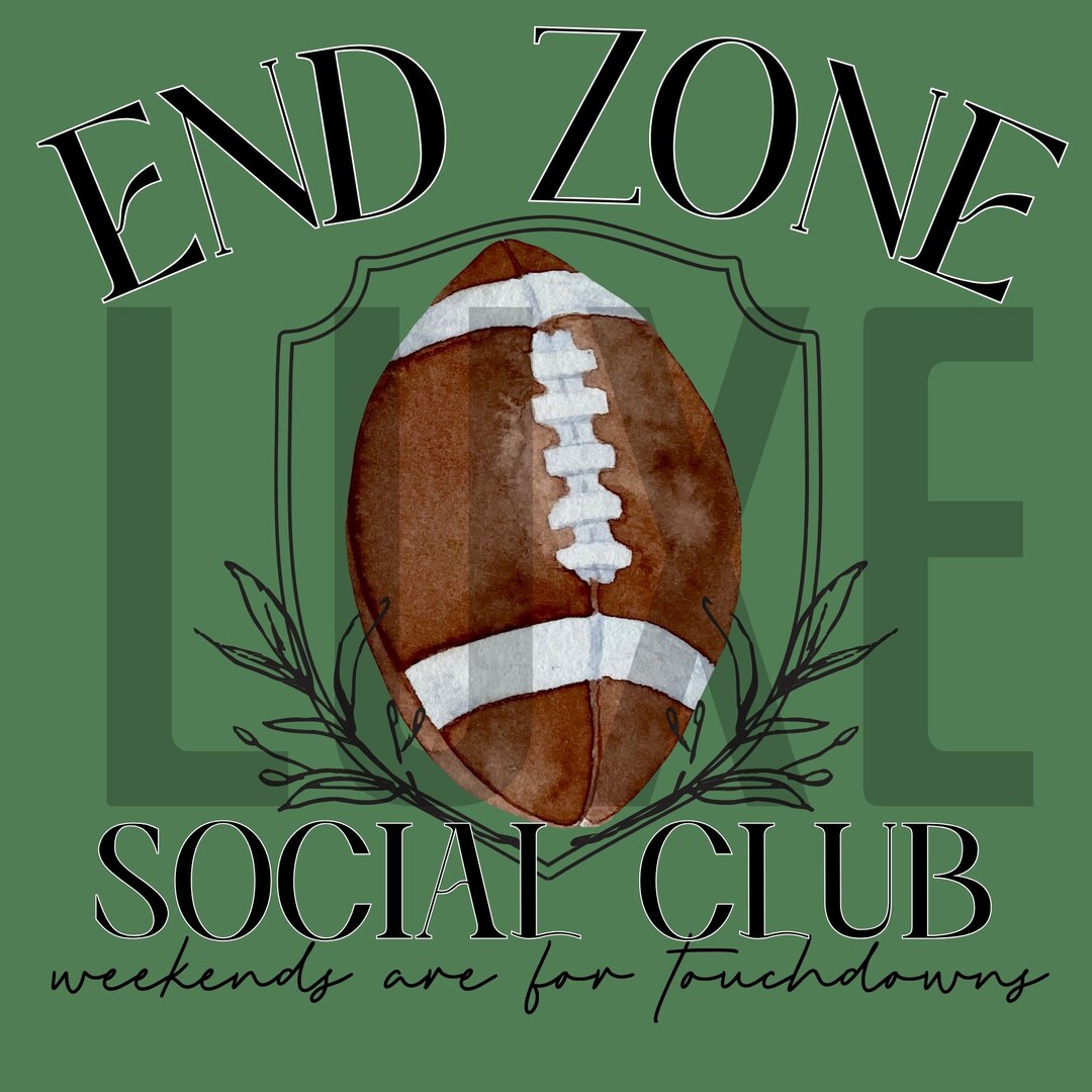 End Zone Social Club PNG - Etsy