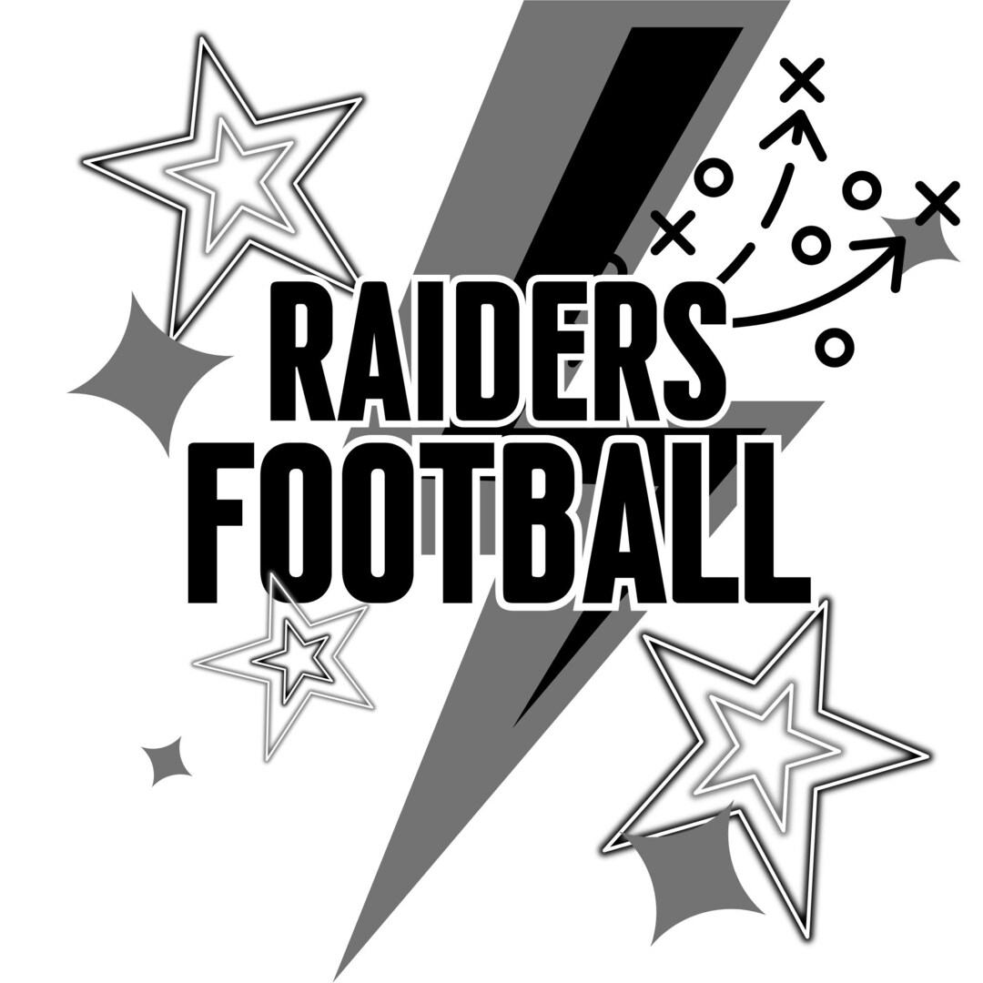 Raiders Football Lightning Bolt - Etsy