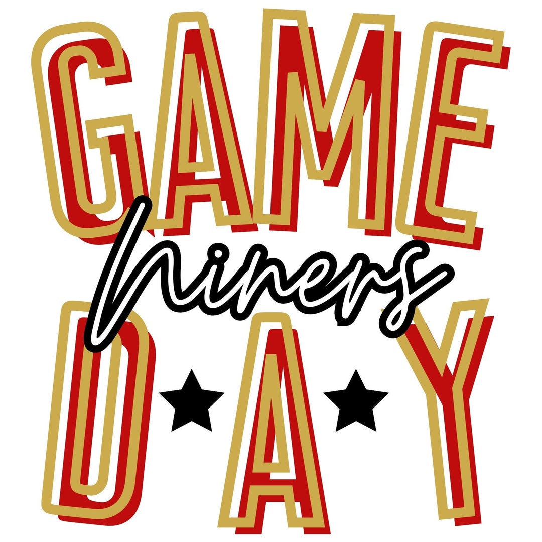 Game Day Niners PNG - Etsy